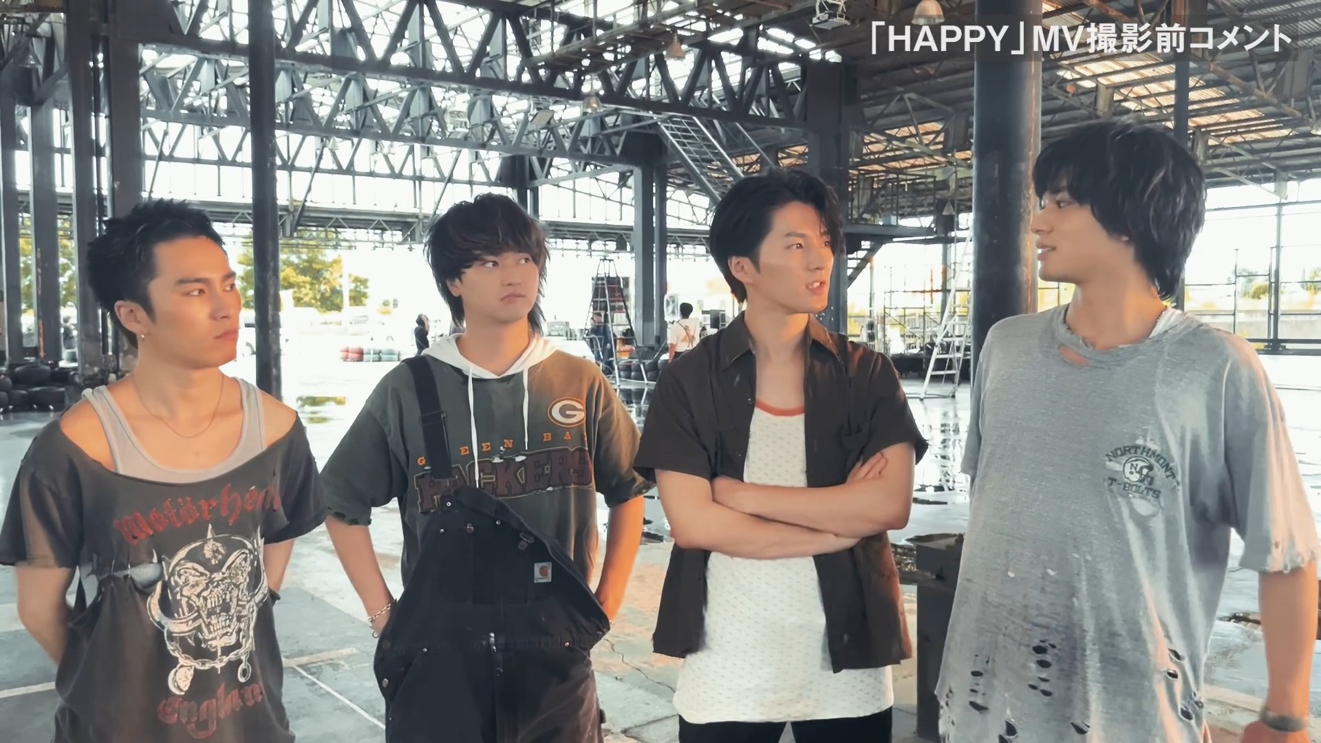 【MOVIE UP！】「HAPPY」MV撮影前後コメント｜DISH//オフィシャルファンクラブ 皿組GOLD
